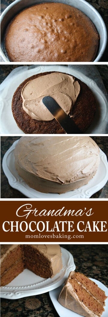 Starlight Double Delight - Grandma's Chocolate Cake - Mom Loves Baking