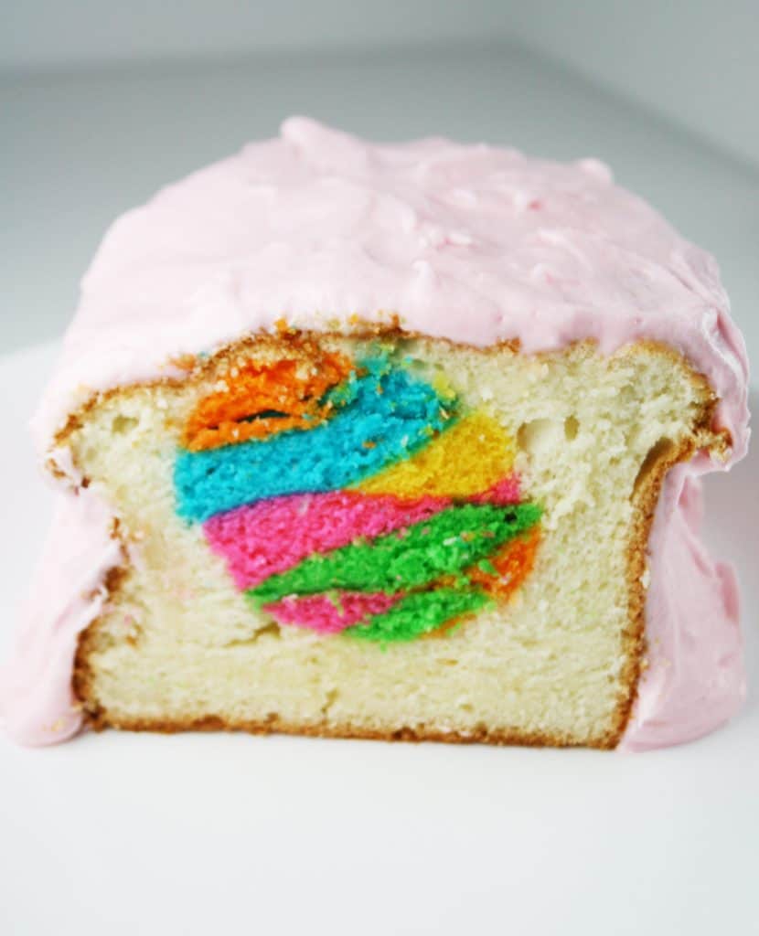 Easter Surprise Inside Cake - Mom Loves Baking