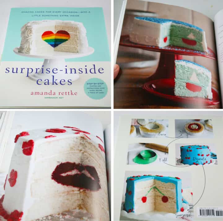 How to Make a Rainbow Heart Surprise Inside Cake - Mom Loves Baking
