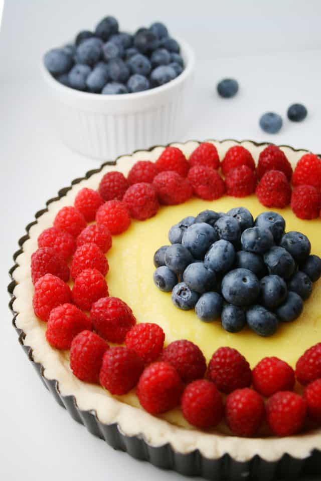 Mixed Berry Tart - Mom Loves Baking