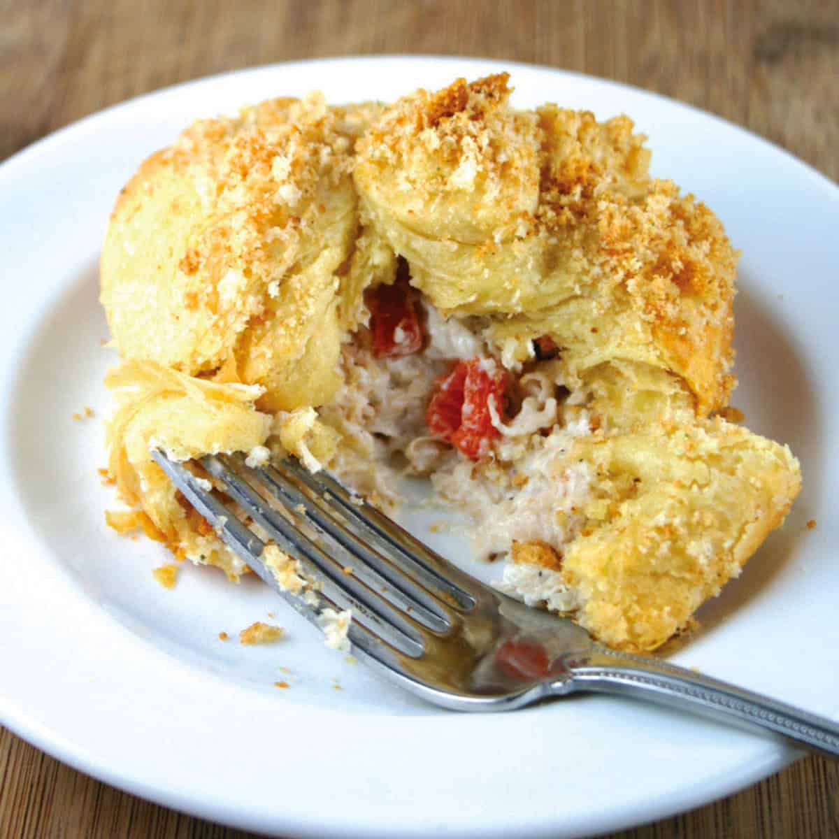 Savory Crescent Chicken Squares - Mom Loves Baking