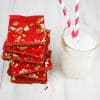 Red Velvet Cracker Toffee - Mom Loves Baking
