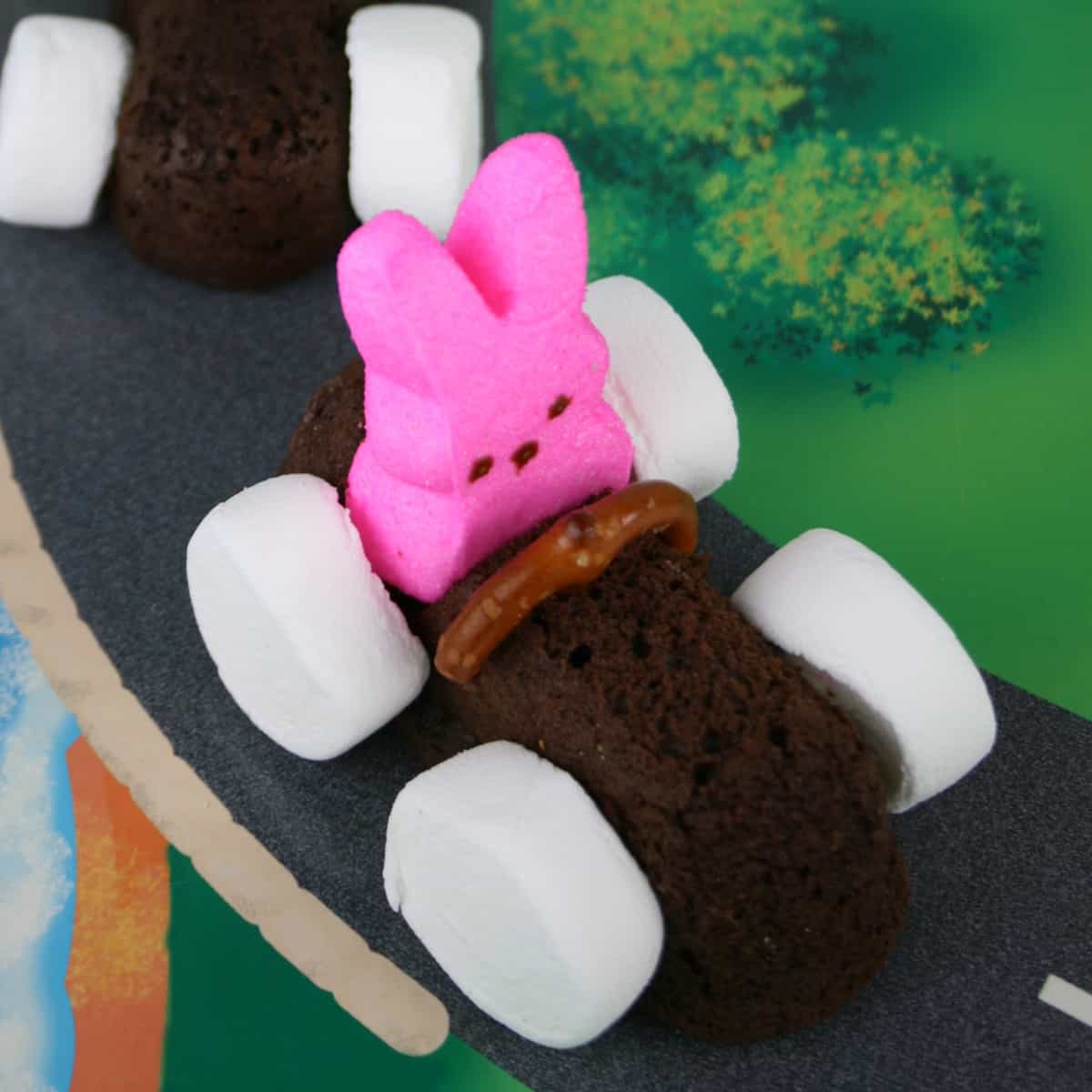 Peep Bunny Cars with the Best Homemade Twinkies - Mom Loves Baking