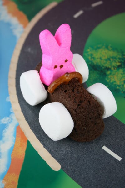 Peep Bunny Cars with the Best Homemade Twinkies - Mom Loves Baking