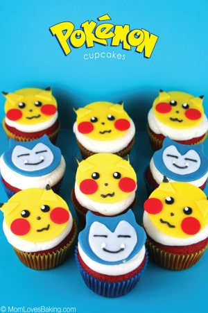 Pokémon Cake and Cupcakes - Mom Loves Baking