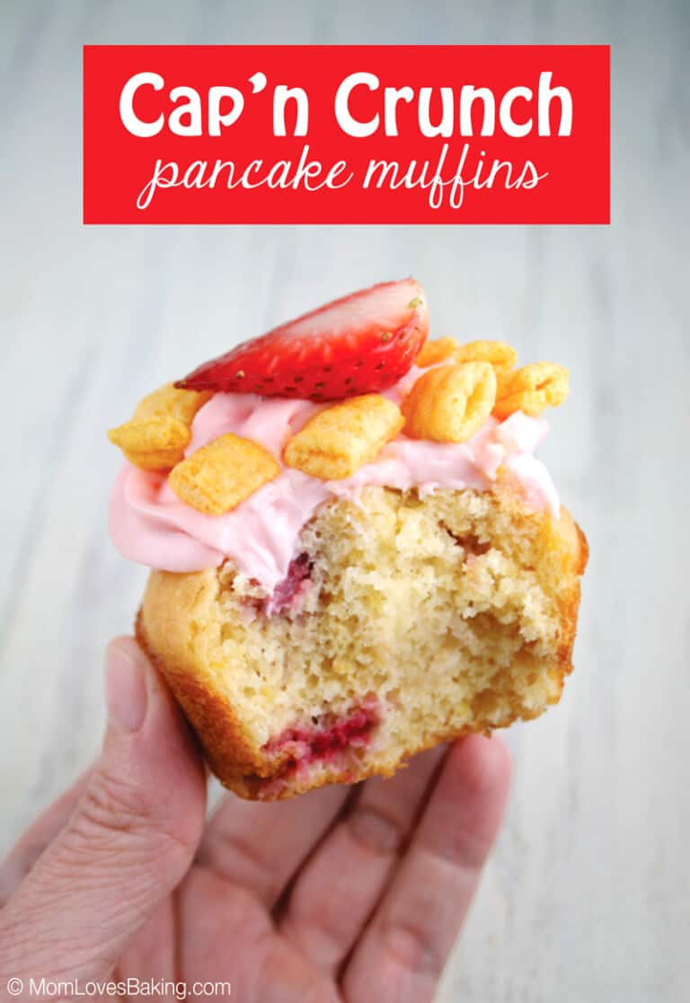 Cap'n Crunch Pancake Muffins - Mom Loves Baking