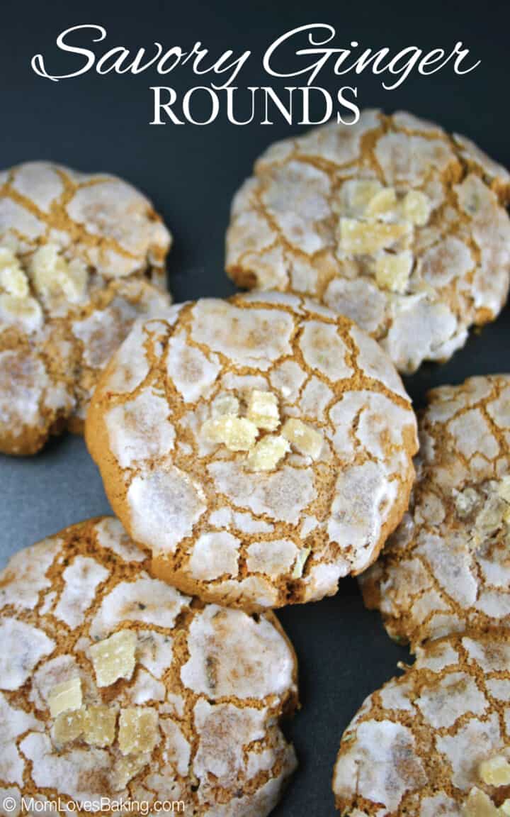 Savory Ginger Rounds - Mom Loves Baking