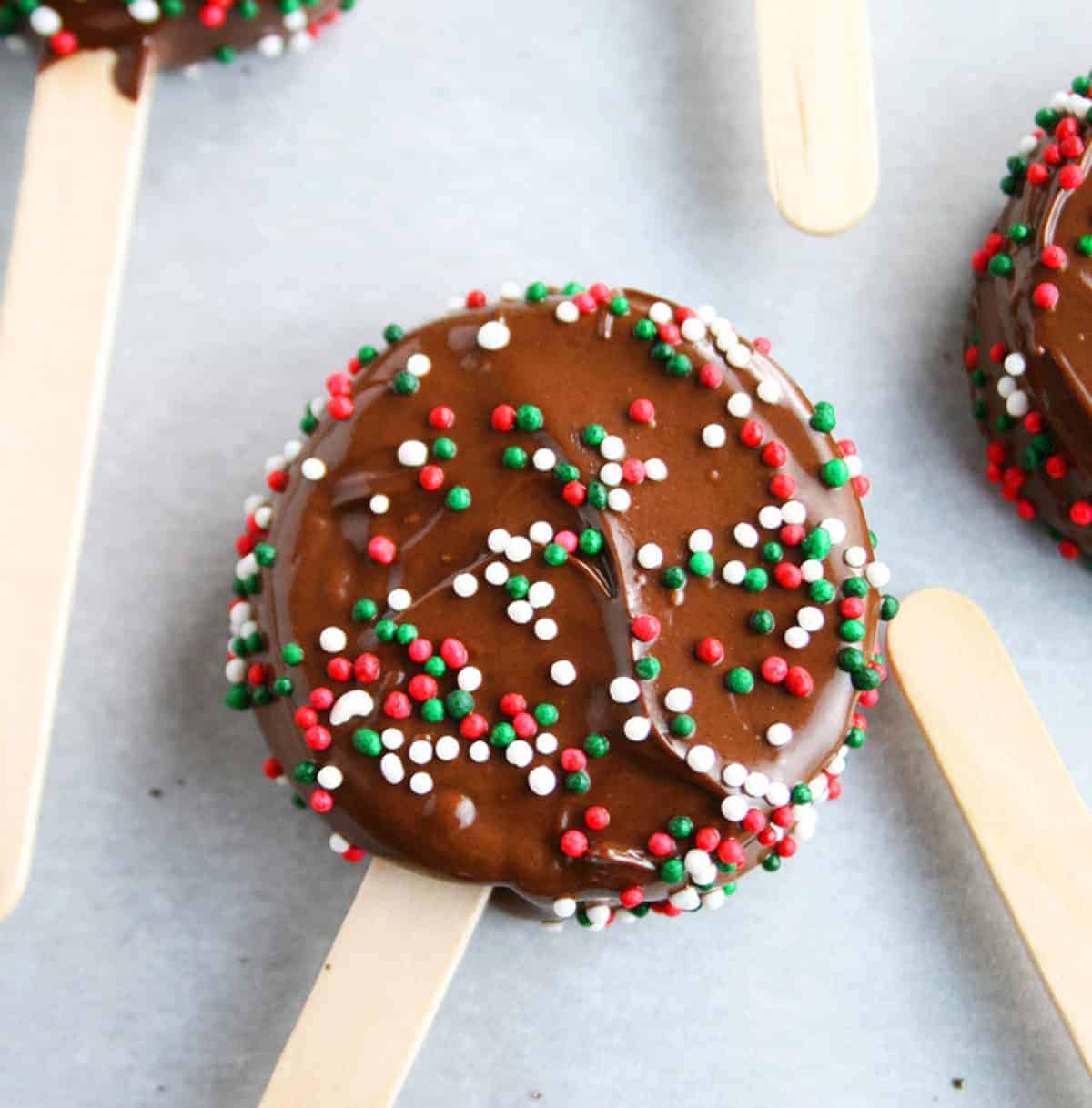 Holiday OREO Cookie Pops & Hot Chocolate Bar Party Plan
