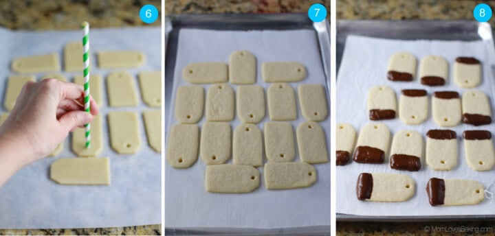 Tea Bag Sugar Cookies Recipe Dipped in Chocolate - Mom Loves Baking