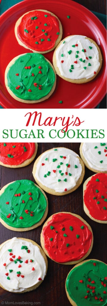 Mary's Sugar Cookies - Mom Loves Baking