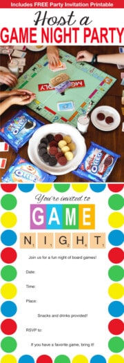 Host a Game Night Party - Mom Loves Baking