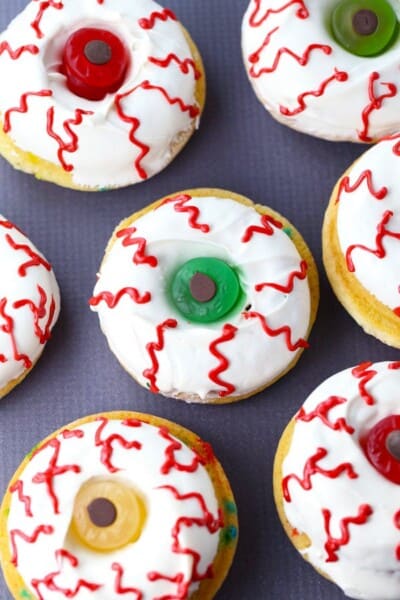 How to Make Scary Good Halloween Donuts - Mom Loves Baking