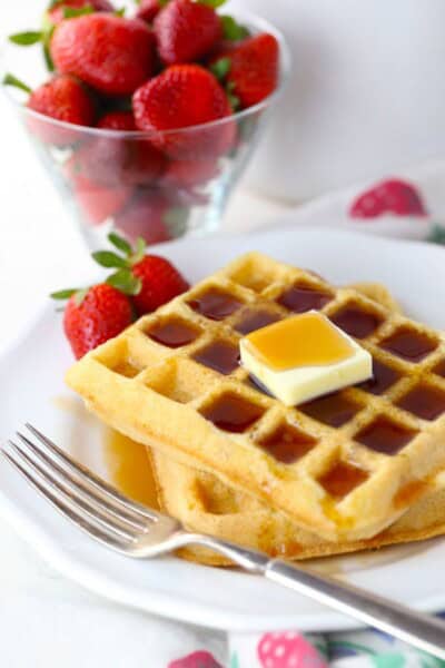 The Best Gluten Free Waffles - Mom Loves Baking