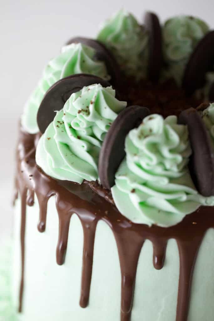 Thin Mint Girl Scout Chocolate Cake Recipe - Mom Loves Baking