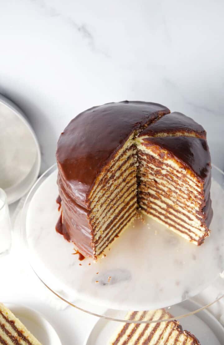 Lydia's 10-Layer Chocolate Cake - Mom Loves Baking