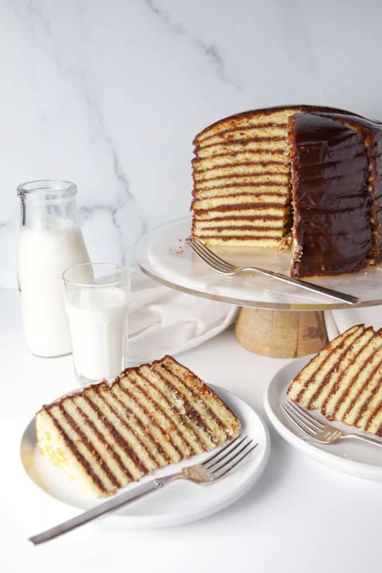 Lydia's 10-Layer Chocolate Cake - Mom Loves Baking