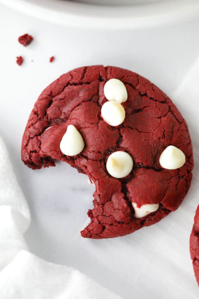 Red Velvet Cake Mix Cookies - Mom Loves Baking