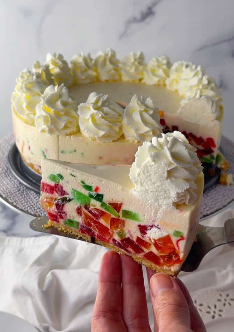 Rainbow Crown Jewel Cake - Mom Loves Baking
