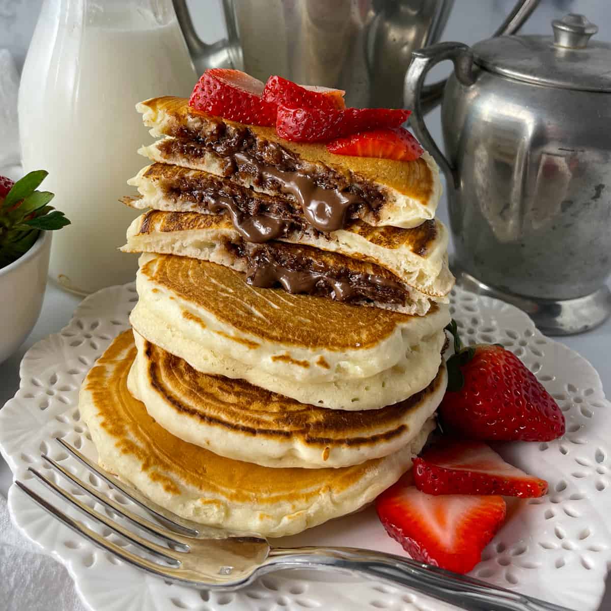 Pancakes With Nutella