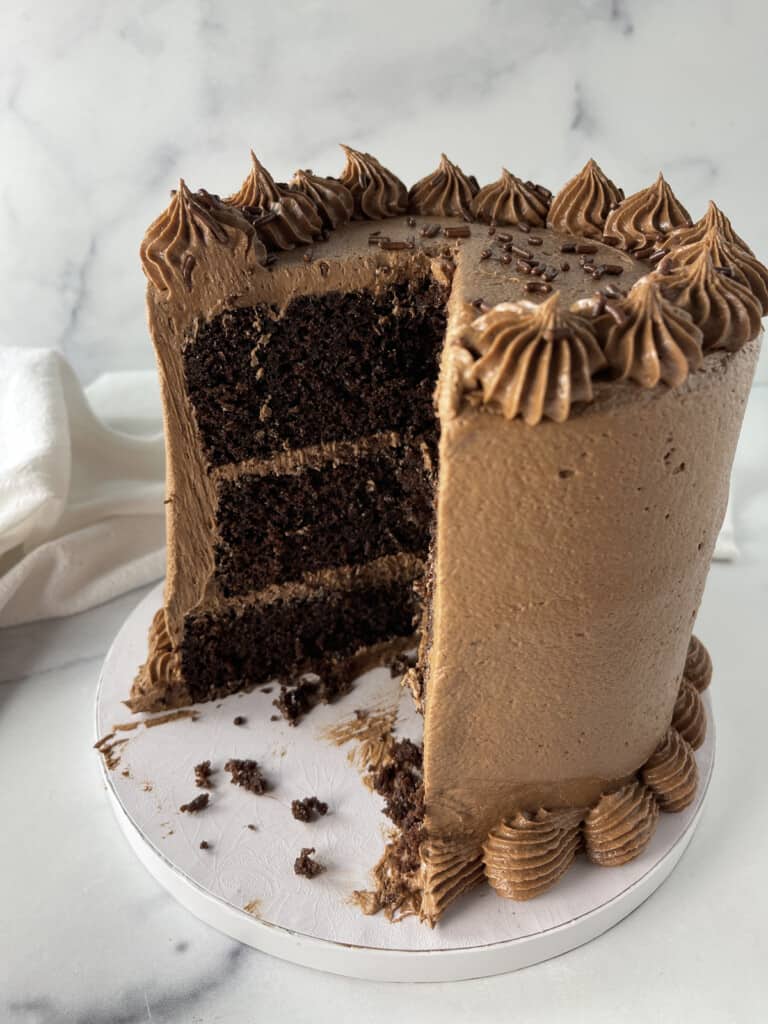 Doctored Chocolate Cake Mix Recipe with Sour Cream - Mom Loves Baking