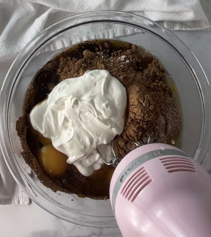 Doctored Chocolate Cake Mix Recipe with Sour Cream - Mom Loves Baking