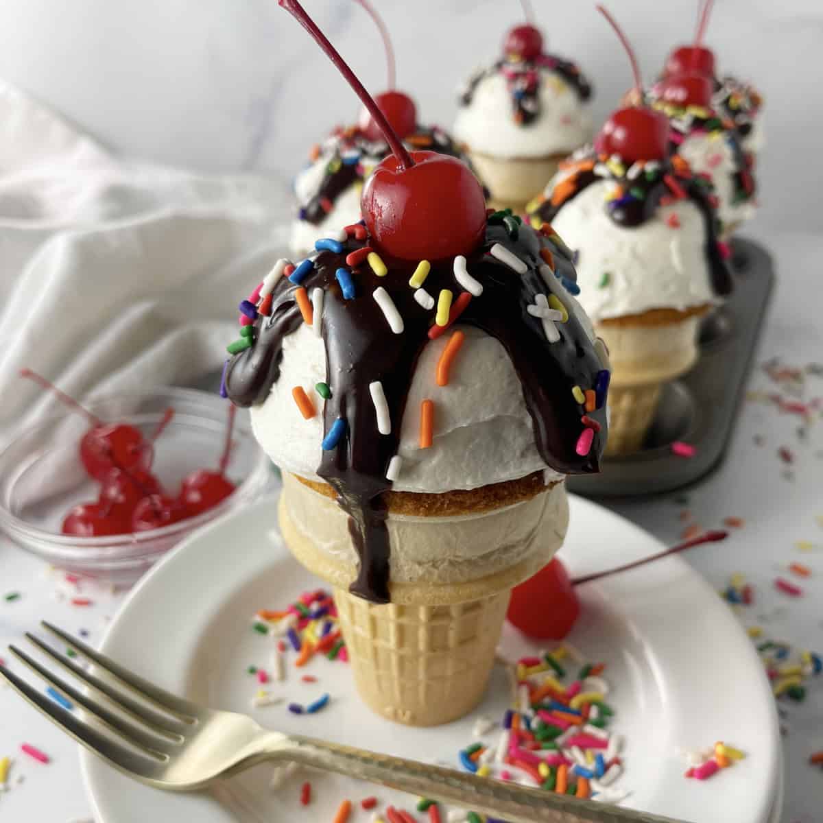 Cupcake Cono Gelato