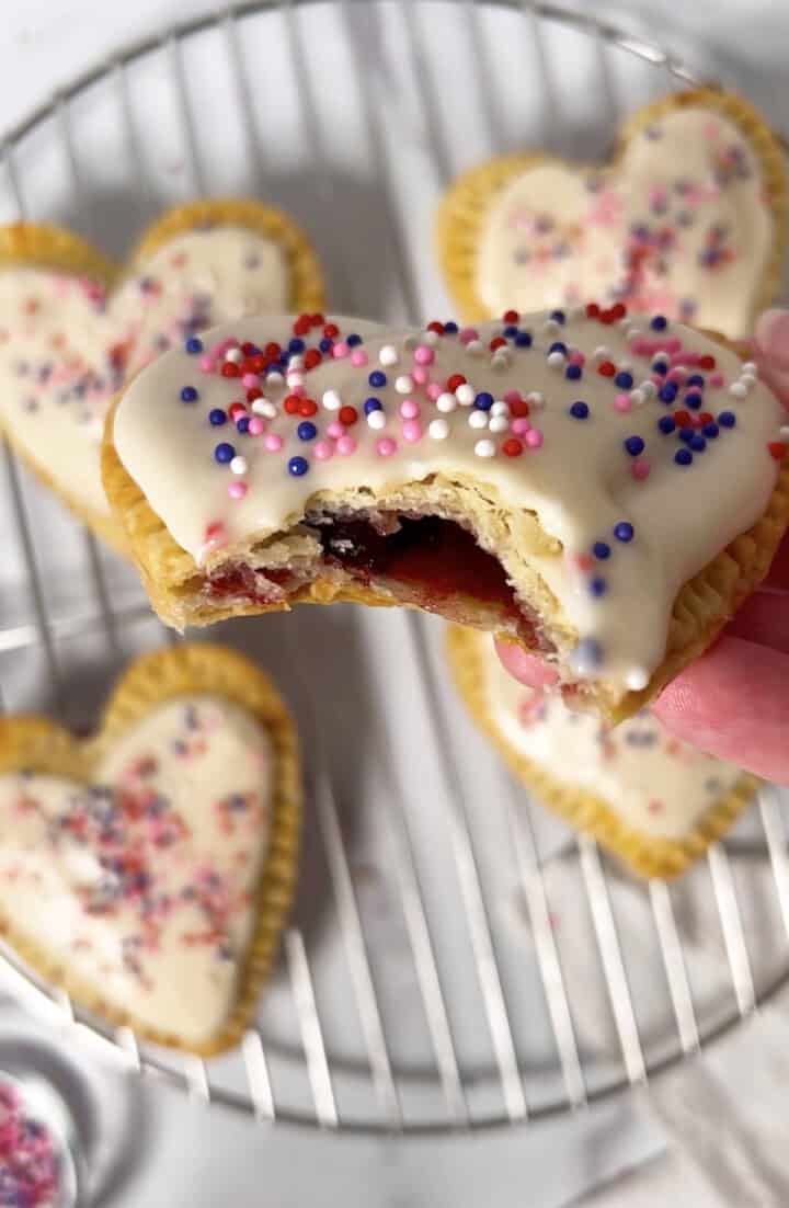 Best Homemade Frosted Cherry Pop Tarts Recipe - Mom Loves Baking