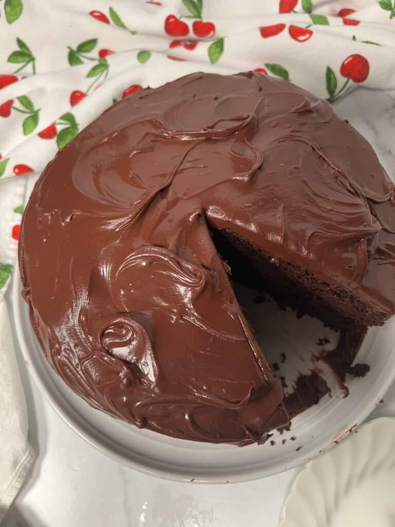 Nana's Gluten Free Chocolate Birthday Cake Recipe - Mom Loves Baking