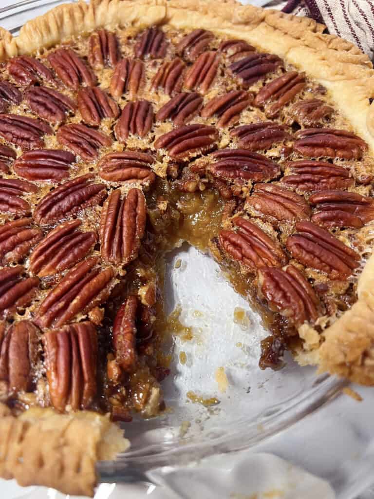 Pecan Pie Recipe Made With Homemade Pie Crust - Mom Loves Baking