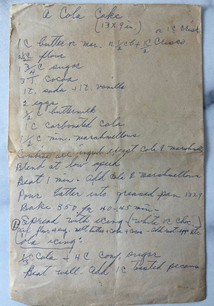 Southern Coca Cola Cake - Mom Loves Baking