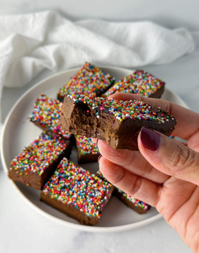 Greek Yogurt Protein Fudge - Mom Loves Baking